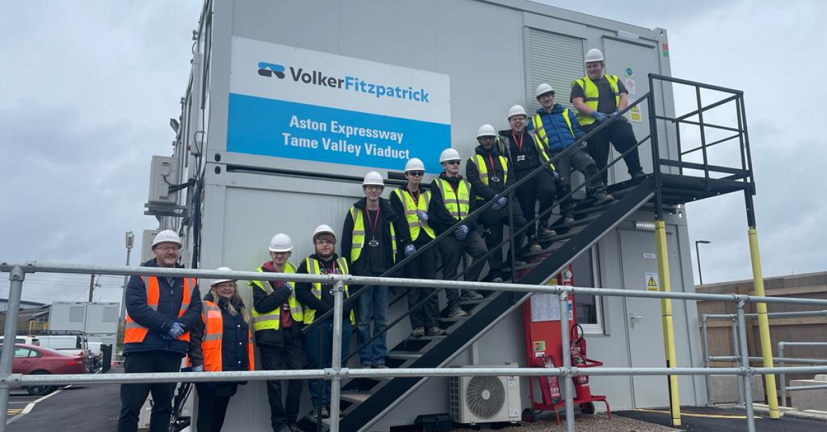 Tame Valley Viaduct project host over 40 students as part of Open Doors week | VolkerFitzpatrick